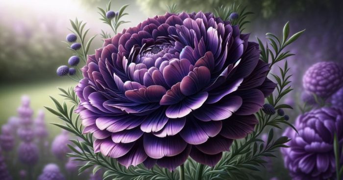 Simbolismo y significado de la flor morada - Symbolopedia