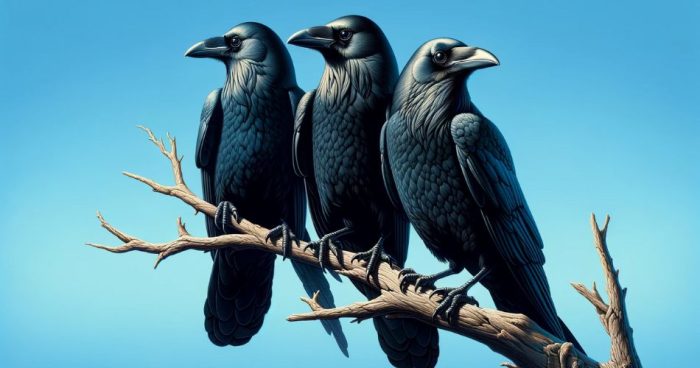 Three Crows Symbolism & Meaning - Symbolopedia